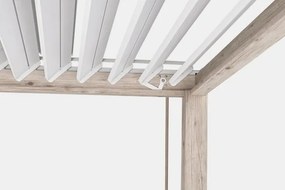 BIZZOTTO Hliníková pergola s uzavíracími lamelami OCEAN 3,6x3,6 m 0795790