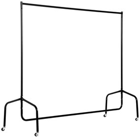 HOMCOM věšák na oblečení Věšák na oblečení 150x60x170cm, robustní věšák se snadnou montáží pro optimální úložný prostor | Aosom.de
