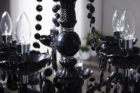 Noble Home Závěsný lustr DIAMO 15-ramenný, černá