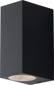 FAN I-QUBO-AP2 ANT Venkovní nástěnné svítidlo Qubo antracitové, 2xGU10, IP54, 15,1 x 9,3 x 6,7 cm - FANEUROPE