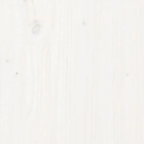 Petromila Knihovna / dělicí stěna bílá 60x30x199,5 cm masivní borovice