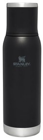 Černá termoska z nerezové oceli 1 l Adventure To-Go Black – Stanley