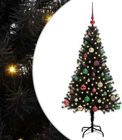 Vánoční stromeček Černá 150 cm PVC 3396473