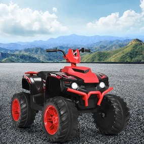 Costway 12 V elektrická dětská čtyřkolka se světlomety Mini elektrická čtyřkolka