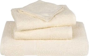Saunové osušky FROGN 10 ks krémové 80x200 cm 360 g/m² 137009