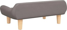 Pelíšek pro psy taupe 70 x 40 x 24 cm textil 171949