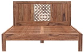 Indický nábytek - Postel Mira 160x200 z indického masivu palisandr Only stain