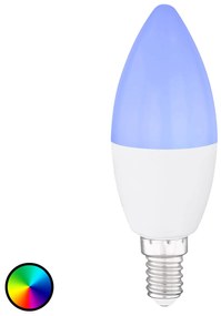 LED svíčka žárovka E14, 4,5W Tuya-Smart RGBW CCT