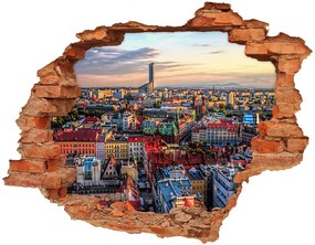 Wallmuralia Fototapeta díra na zeď 3D Panorama Vratislav 90x70 cm
