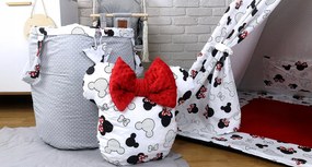Dětský stan TEEPEE (TÝPÍ) EXCLUSIVE s doplňky - MYŠKA MINNIE - červený