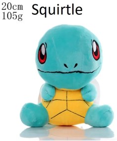 Plyšové hračky Pokémonů cca 20 cm Varianta: Squirtle sedící 20cm