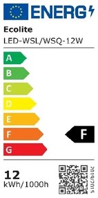 LED svítidlo Ecolite LADA LED-WSL-CCT/12W/BI 12W 3000/4000/6000K