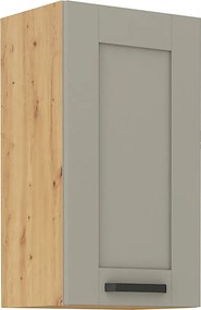 LUNA sa | horní skříňka 40 G-72 1F s policemi | 40 cm | UNI dvířka | artisan/světle šedá