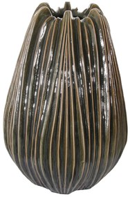 Keramická váza hnědá 32 x 44 cm