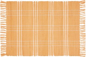 XXXLutz RUČNĚ TKANÝ KOBEREC, 60/90 cm, oranžová Boxxx - Vlněné koberce - 006767012092
