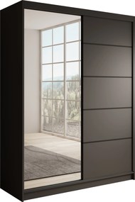 ADRK Furniture Posuvná skříň Cardi 150 SW-CAR-150-BB