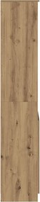 Vysoká deska Artisan Dub 70x35x180 cm kompozitní dřevo 3328479