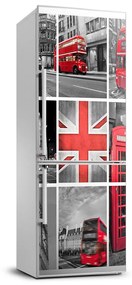 Wallmuralia Samolepící nálepka na ledničku Koláž Londýn 60x180 cm