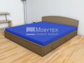 MATĚJOVSKÝ Prostěradlo středně modré Froté Exkluziv 140x200/25