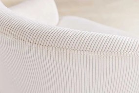 Designová jídelní židle Napayshni béžový manšestr