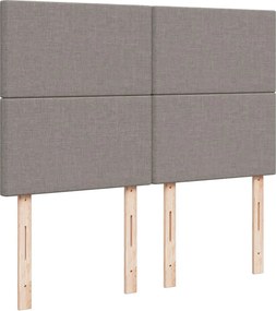 Box spring postel s matrací taupe 140x200 cm textil 3292808