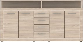 Komoda Luna 190 cm dub Sonoma