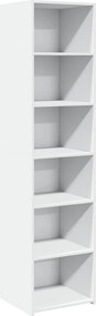 Skříň highboard bílá 45 x 41 x 185 cm kompozitní dřevo 3281673