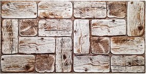 Obkladový 3D PVC panel 96 x 48 cm - Provence Wood provensálské dřevo