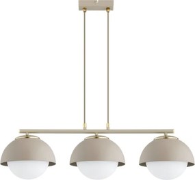 Brilagi - Lustr na lanku COSMO 3xE27/60W/230V béžová/zlatá