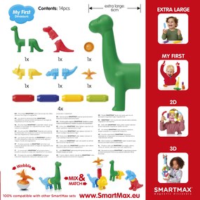 SmartMax - Moji první dinosauři - 14 ks