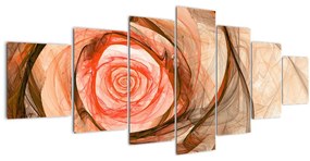 Obraz - Růže uměleckého duchu (210x100 cm)