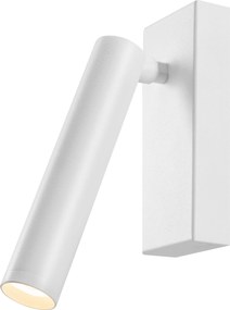 Nástěnné svítidlo Roll s bílým připojením bílé