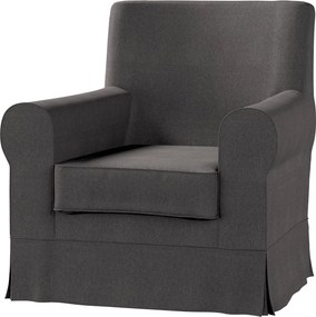 Potah na křeslo IKEA Ektorp Jennylund barva šedá látka pletený vzor
