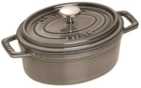 Hrnec STAUB  oválný 15 cm šedý 0,6l