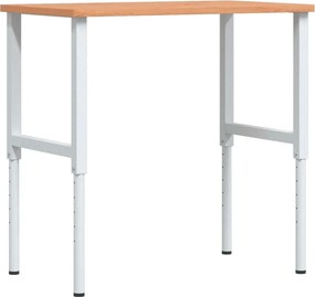 Pracovní stůl 100 x 60 x (71,5–98) cm masivní buk obdélníkový 3309706