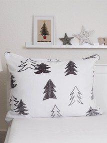 MK Lůžkoviny Povlak na polštář mikroplyš 70 x 90 cm - Stromeček