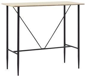 Barový stůl Covello - MDF - 120x60x110 cm | dub