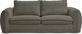 Taupe pohovka na každodenní spaní/rozkládací 236 cm Archimede – Bobochic Paris