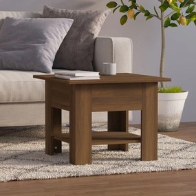vidaXL Konferenční stolek 55 x 55 x 42 cm kompozitní dřevo [810262] Barva: Bílá