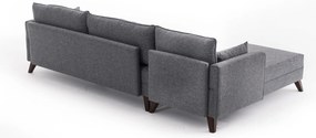 Hanah Home Designová pohovka BELLA šedá levá 275 cm 825BLC1503