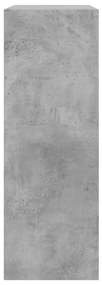 Botník betonově šedý 80 x 34 x 96,5 cm kompozitní dřevo - Default Title