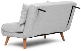 Designová rozkládací pohovka Felicitas 120 cm šedá