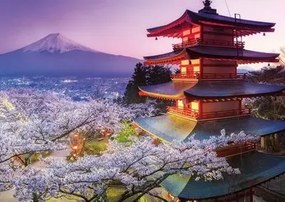 EDUCA Puzzle Hora Fudži Japonsko / 2000 dílků / od 12 let