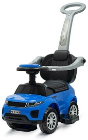 Dětské hrající odrážedlo s vodící tyčí SUV 3v1 Baby Mix Prime modré