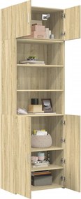 Úzká úložná dub sonoma 70x42,5x225 cm kompozitní dřevo 3281317