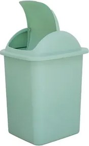 BELLI E FORTI Odpadkový koš FLIP zelený / výklopné víko / plast / 18 l