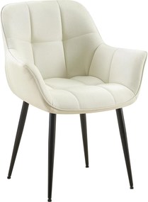 Jídelní židle Roseville látka – krémová
