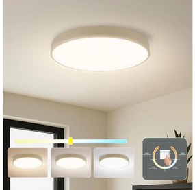 Brilagi - LED Strop. svítidlo POOL LED/60W/230V 3000/4500/6000K pr. 50 cm béžová BRI331
