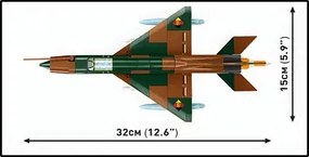 COBI 5919 Armed Forces MiG-21 / Stavebnice / 396 kostek / 1:48 / od 8