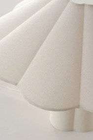 Krémová lněná stolní lampa (výška 38 cm) Gerd – Jotex